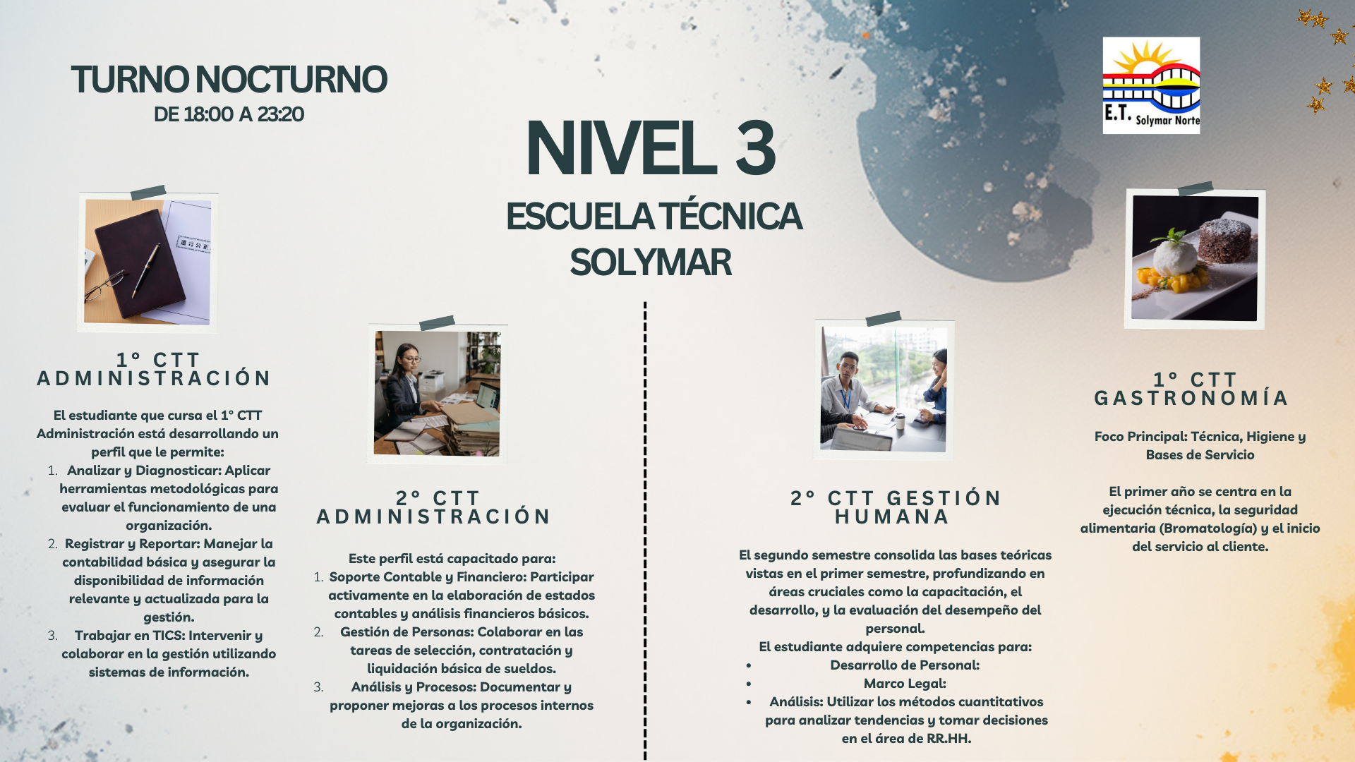 Propuesta educativa nivel terciario – Escuela Técnica Solymar – UTU